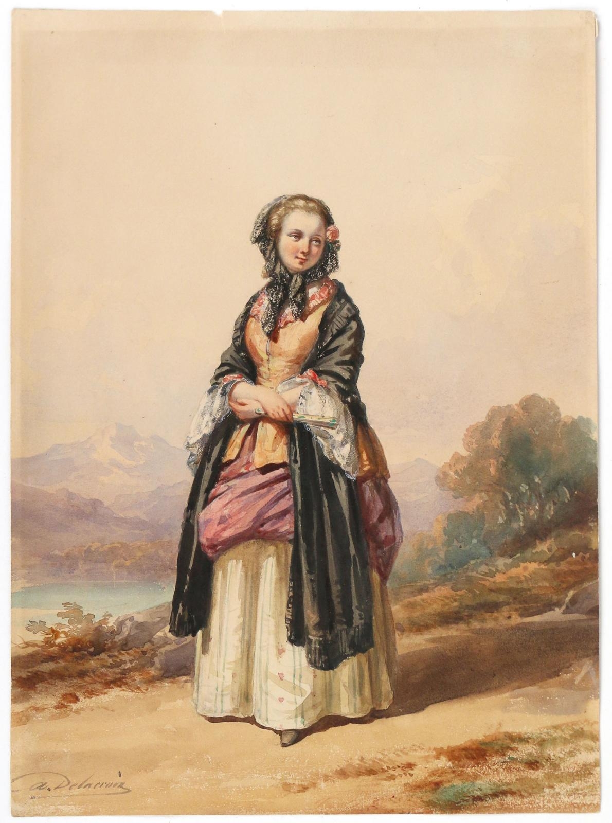 Auguste Delacroix | FEMALE FIGURE | MutualArt