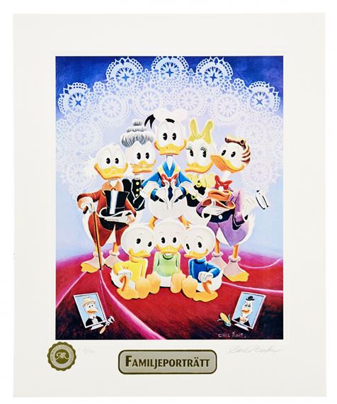 Carl Barks | Familjeporträtt | MutualArt