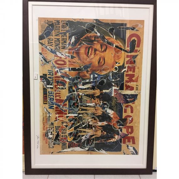Rotella Mimmo | Marilyn Cinemascope | Artwork performance at auction ...