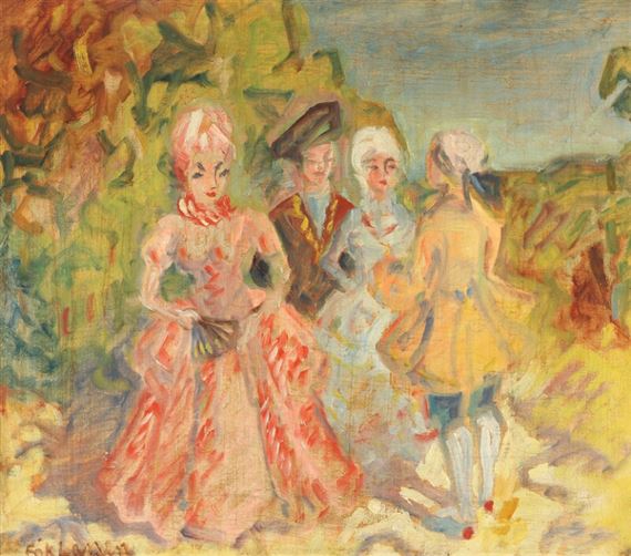 Erik Larsen | Rococo scenery | MutualArt