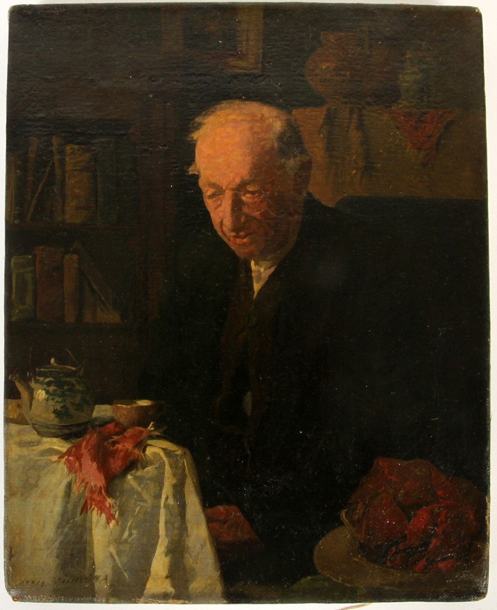 Louis Charles Moeller | PONDERING MAN | MutualArt