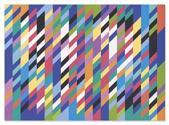 Bridget Riley | Shadow Rhythm (1989) | MutualArt