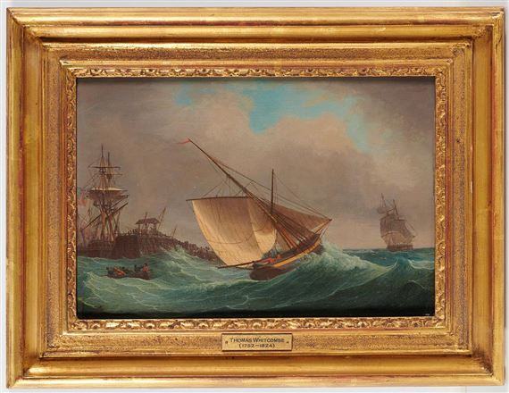 Thomas Whitcombe | Making for Port (Circa 1819) | MutualArt