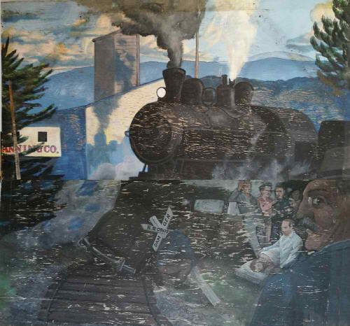 John Middleton | Two-Sectional Mural, Death of Ed Ricketts, sponsored ...