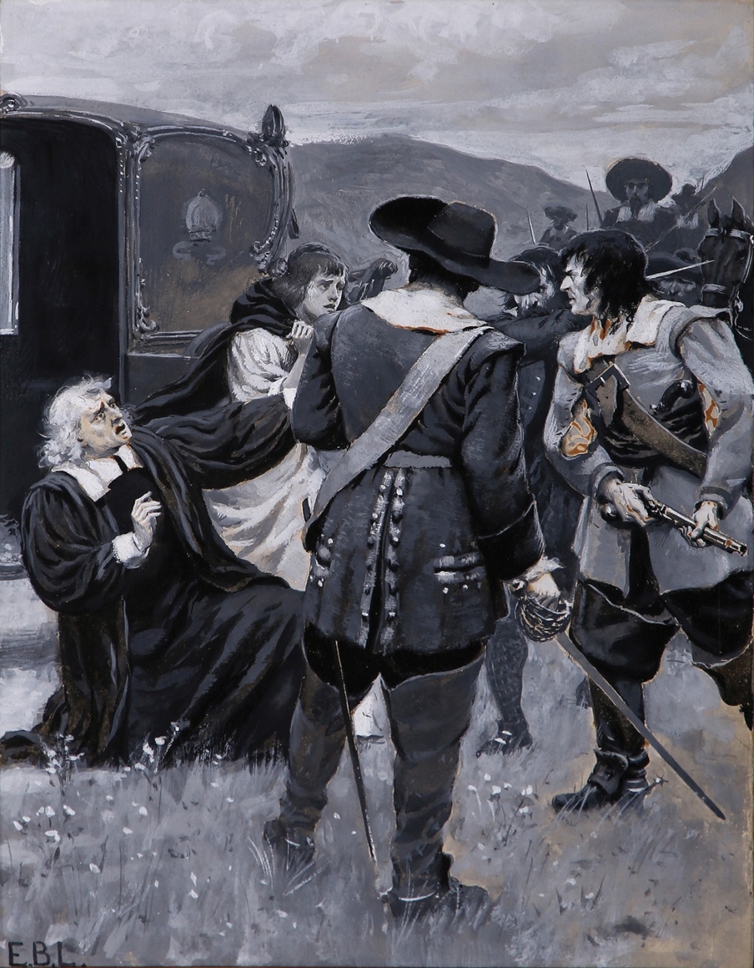 Edmund Blair Leighton | Archbishop Sharp | MutualArt