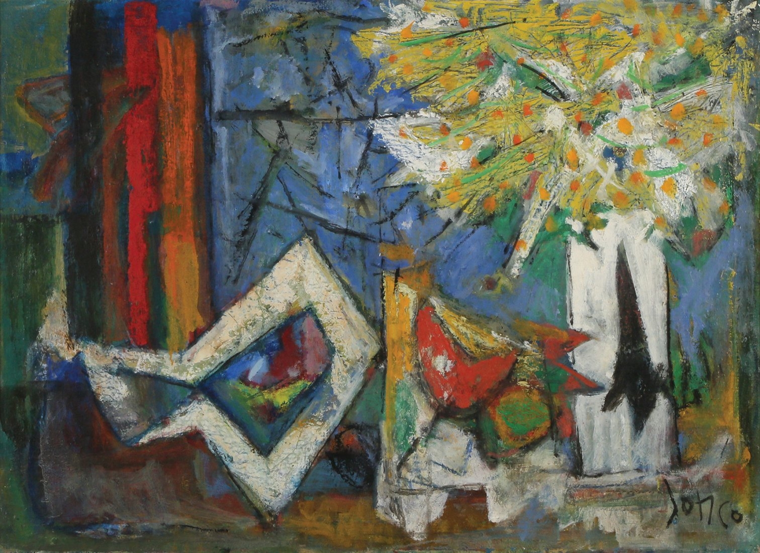 Marcel Janco | Vase of Flowers | MutualArt