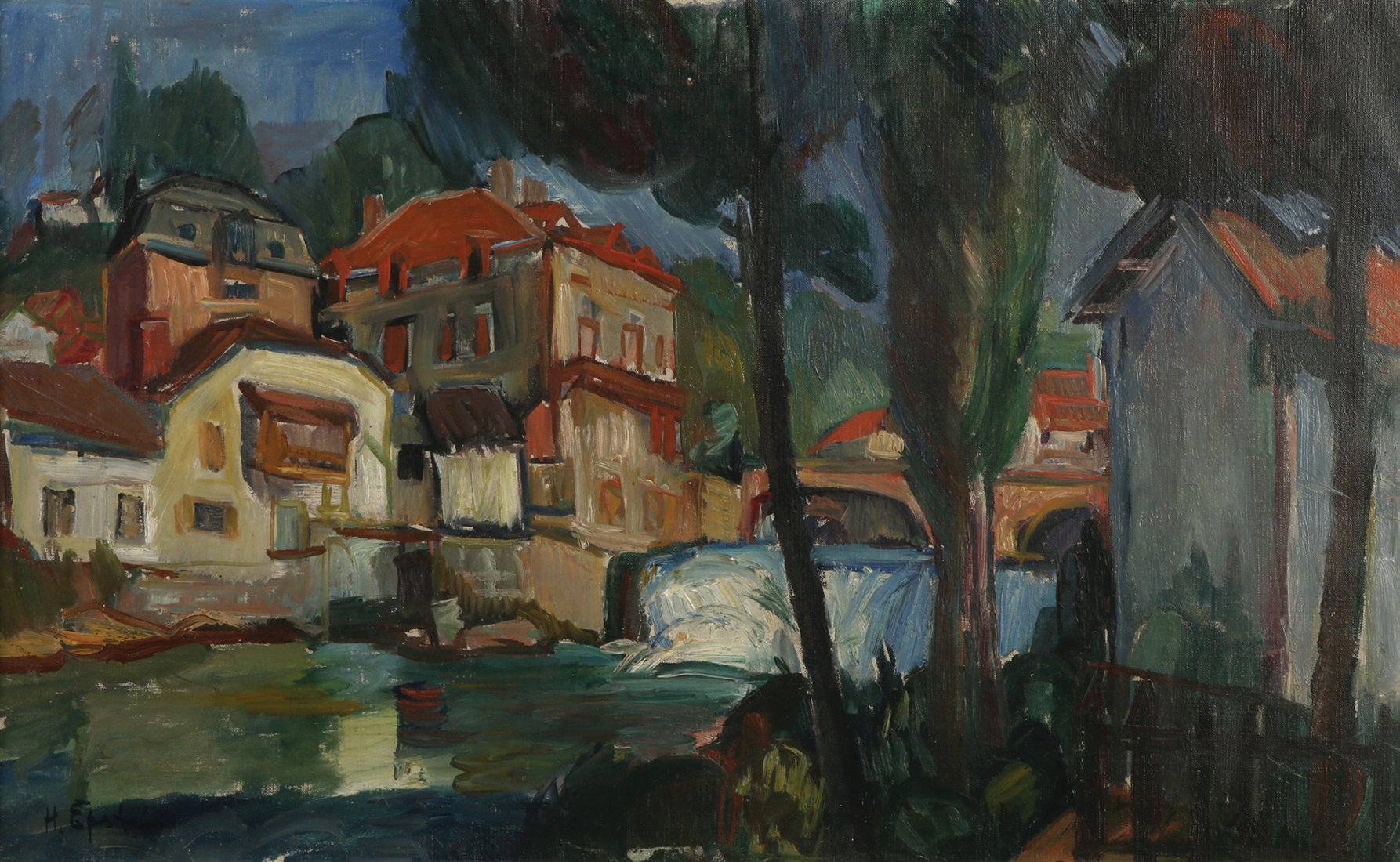 Henri Epstein | Landscape (1917) | MutualArt