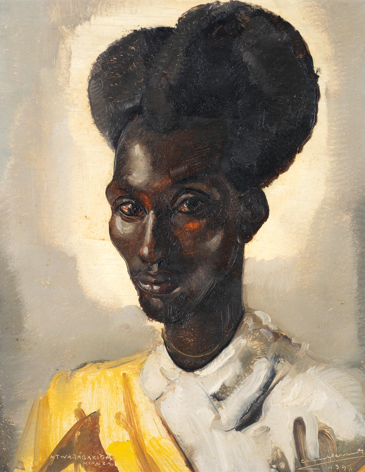 Clement Serneels | Portrait of a Tutsi Chief (1939) | MutualArt