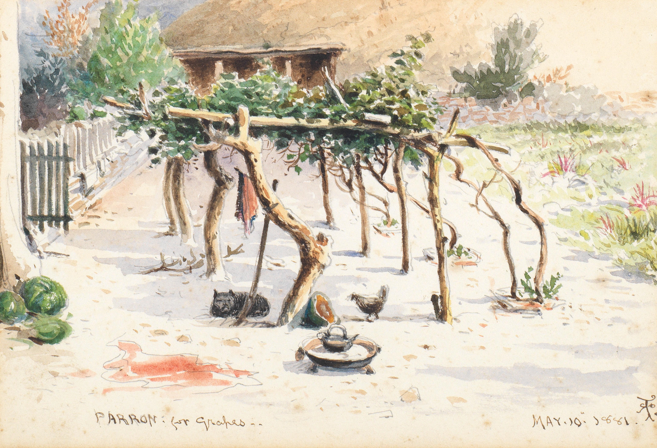 Robert Taylor Pritchett | A set of 10 scenes from the artist's travels ...