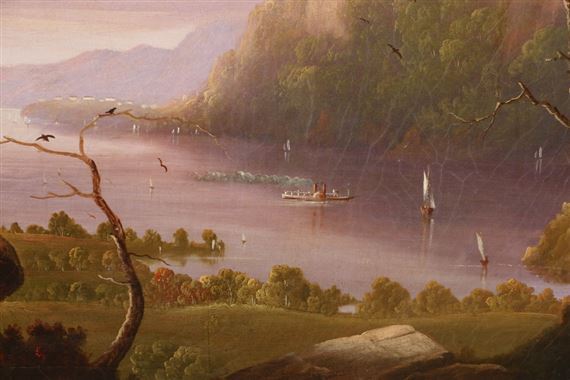 Victor de Grailly | View of West Point on the Hudson | MutualArt