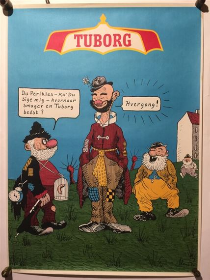 Robert Storm Petersen | An advertising poster for Tuborg Beer | MutualArt