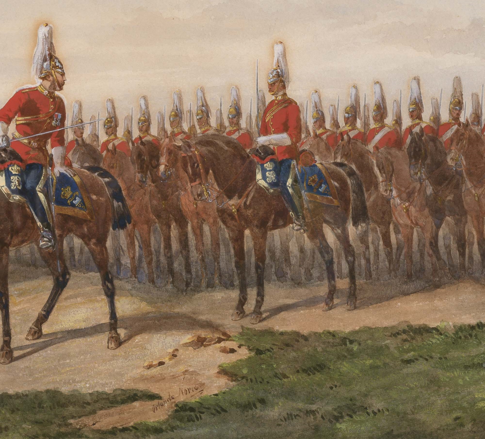 Orlando Norie | Two Works: The 6th Inniskilling Dragoons, the Regiment ...
