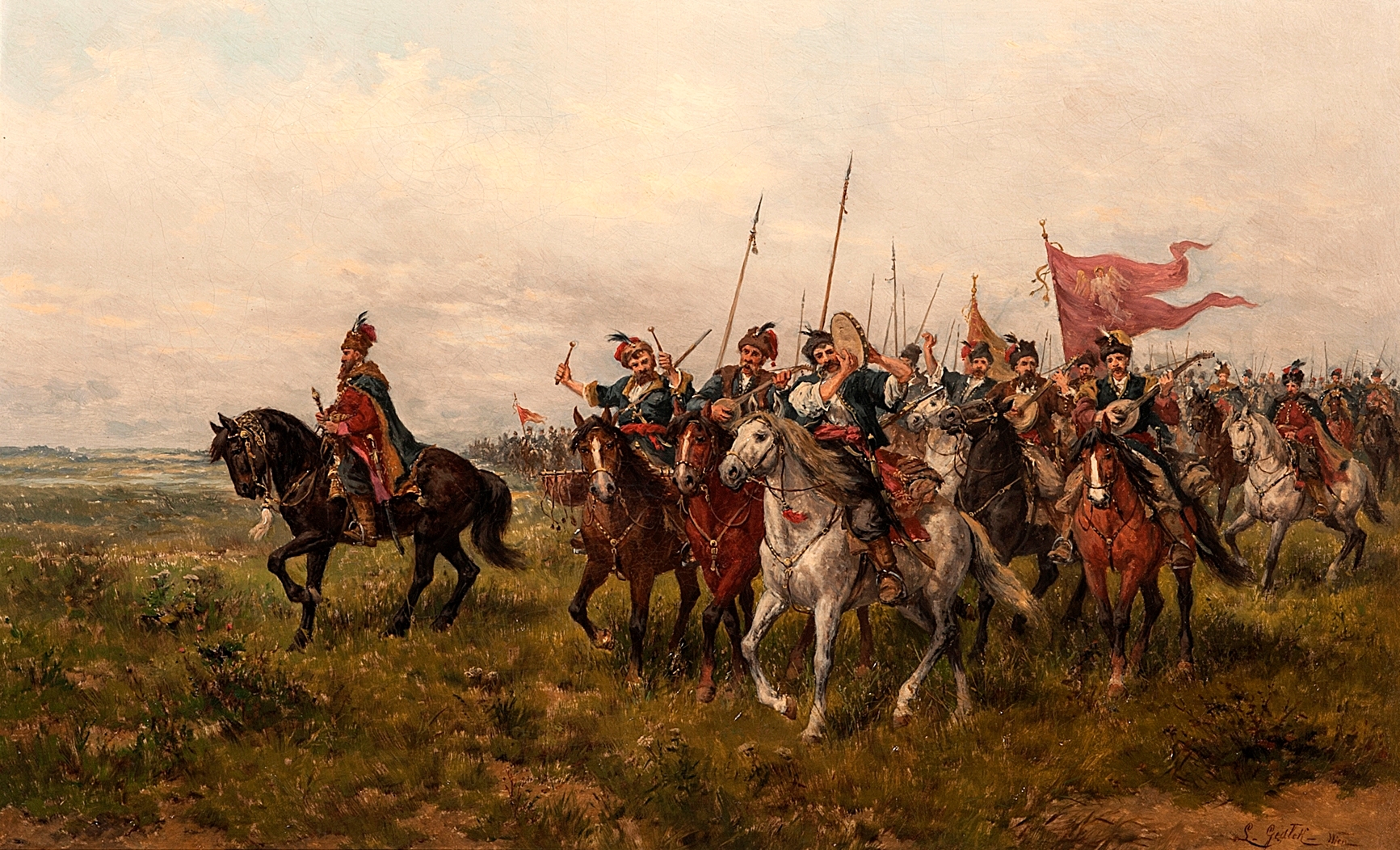 Ludwig Gedlek | Powitanie stepu | MutualArt