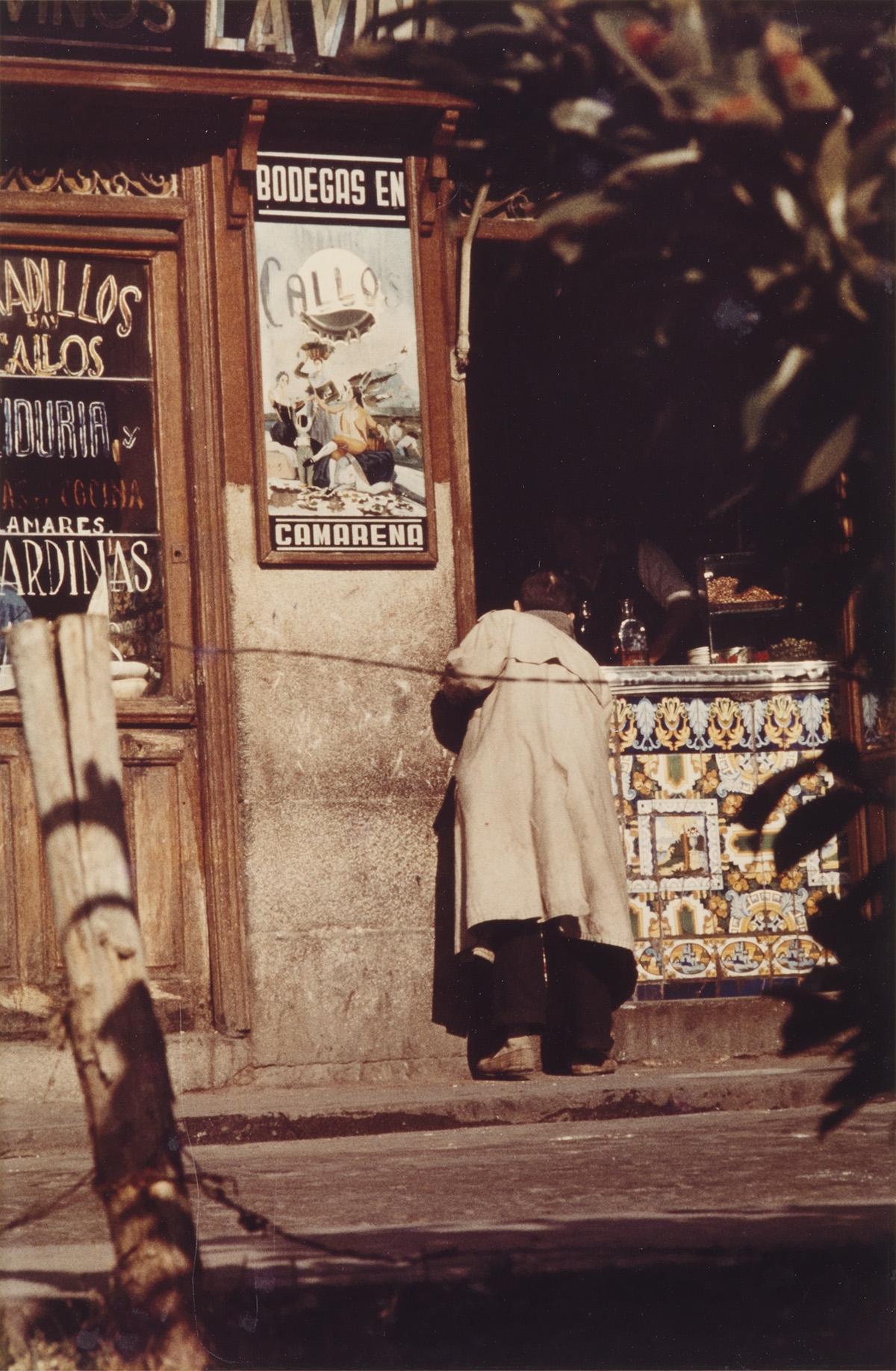 Saul Leiter | Man on the street, Camarena, Spain. | MutualArt