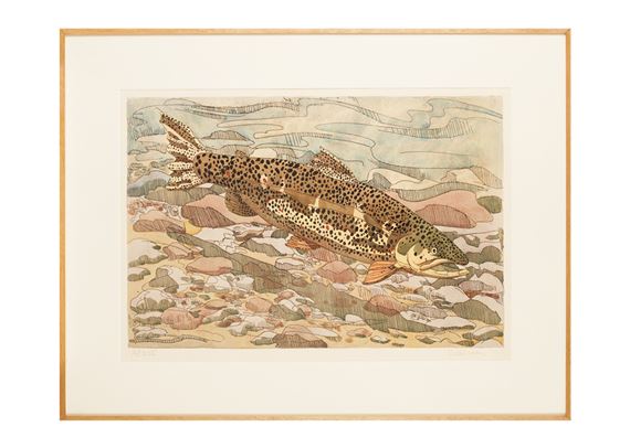 Neil Welliver | BROWN TROUT (1975) | MutualArt