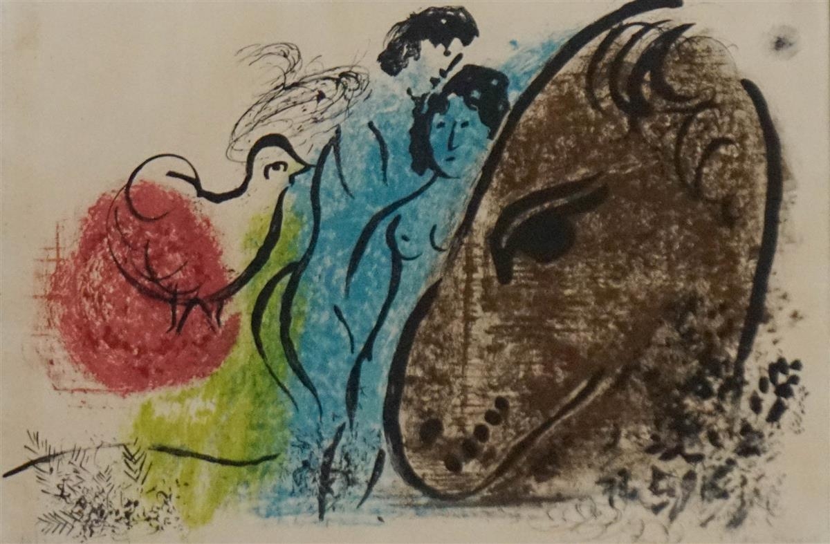 Marc Chagall | THE SORREL HORSE (1952) | MutualArt