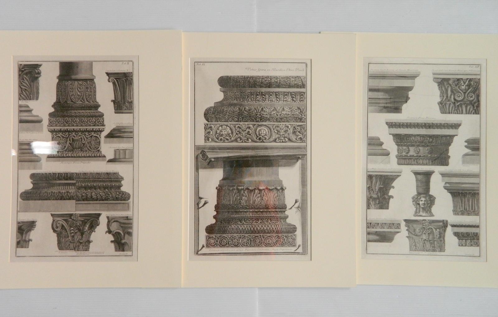 Giovanni Battista Piranesi | Three works: Columna Porphyretica Cum ...