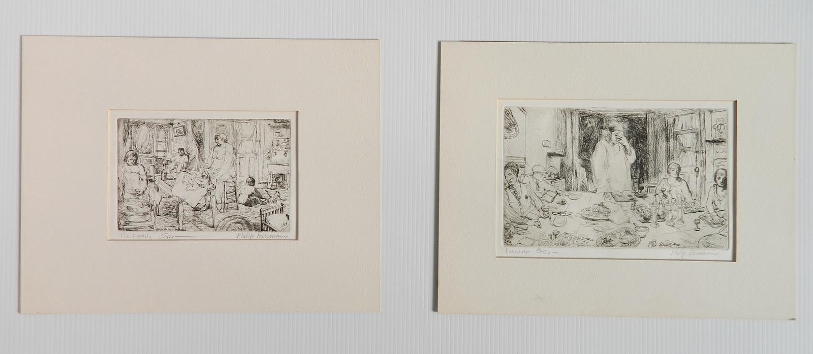 Philip Reisman | Two works:The Family; Passover | MutualArt