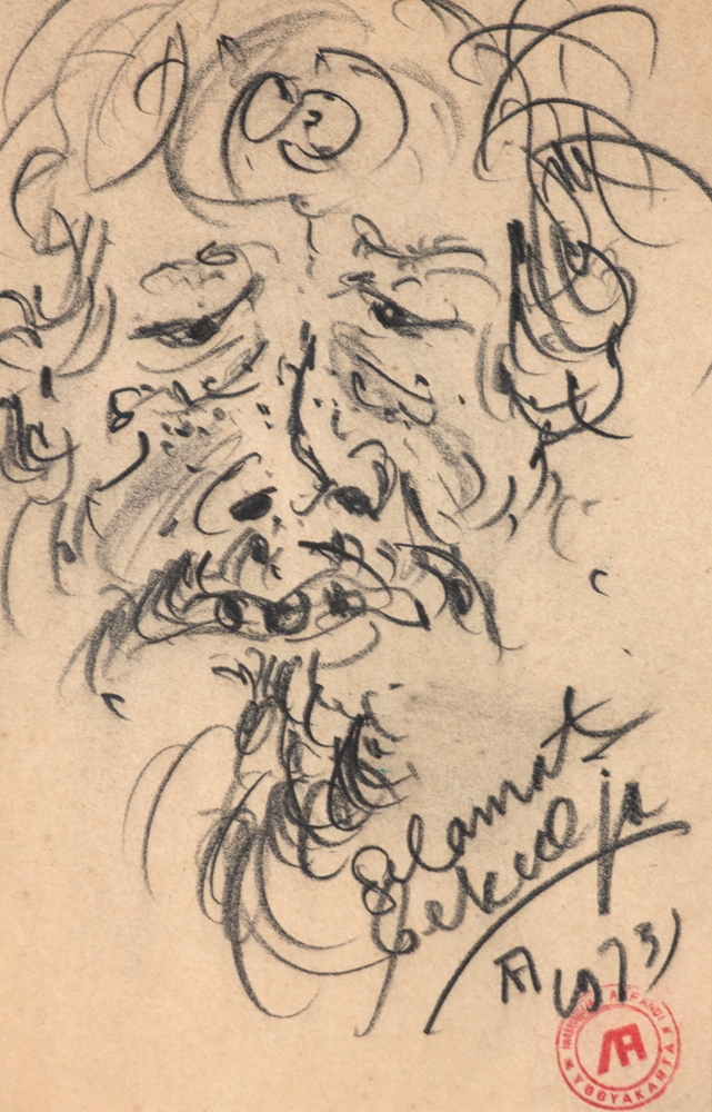 Affandi | Self Portrait (1973) | MutualArt