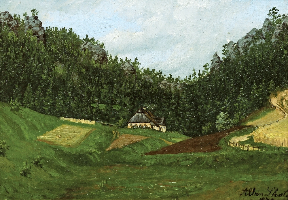 Albín Lhota | SAMOTA U LESA (1879) | MutualArt