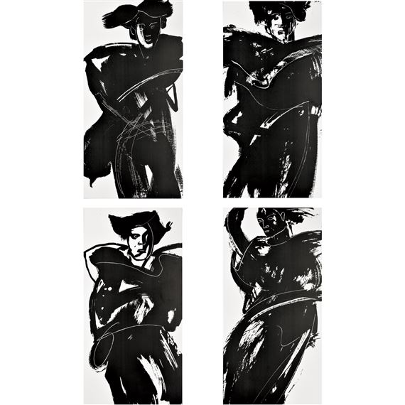 Ben Cabrera | Four works: tile from the 32 Variations of Sabel series ...