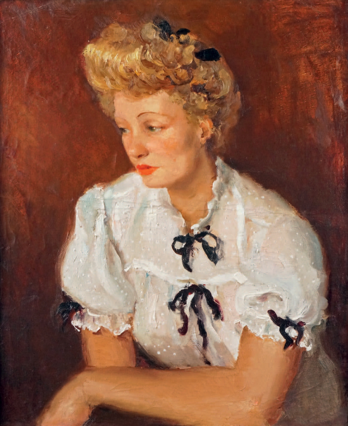Marcel Dyf | PORTRAIT DE CATHERINE GUÉRIN, AMIE ET ÉLÈVE DE L'ARTISTE ...