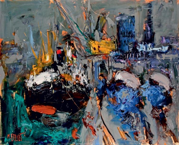 Michel Calvet | CARGO À QUAI | MutualArt