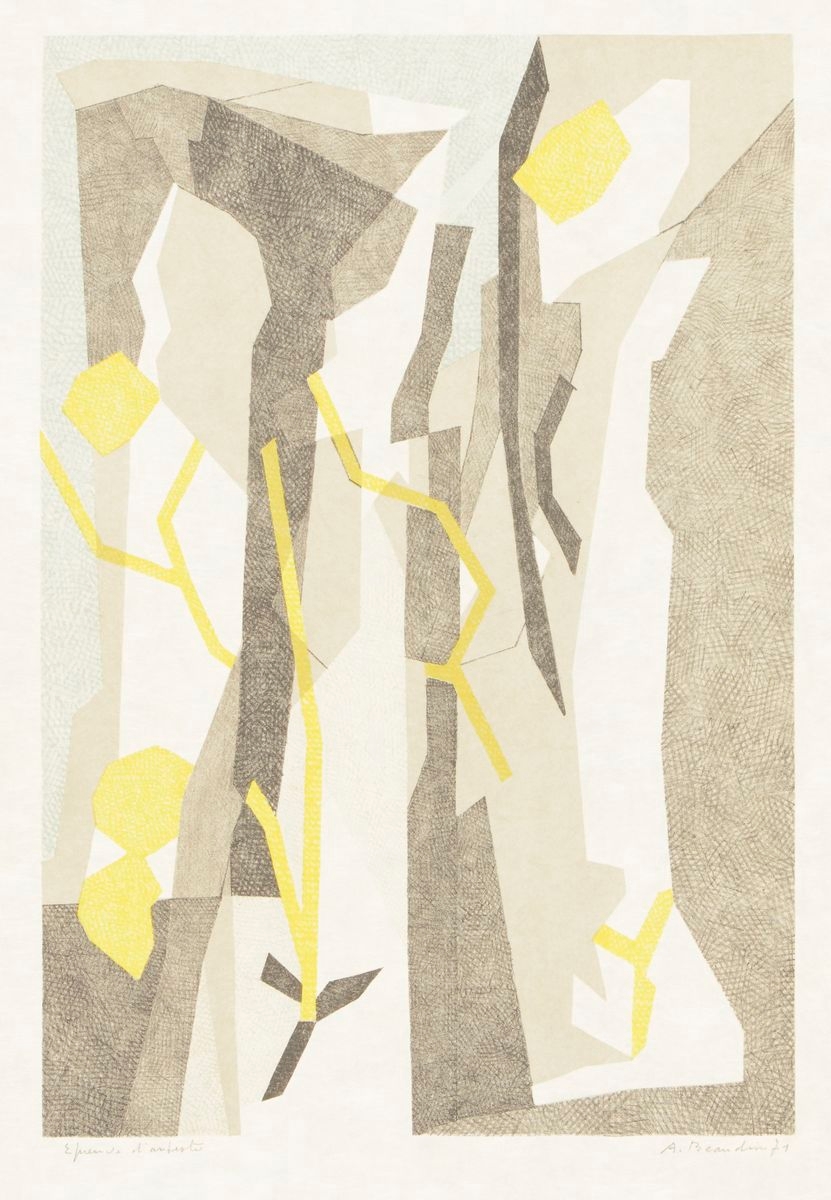 André Beaudin | Feuilles de soleil (1971) | MutualArt