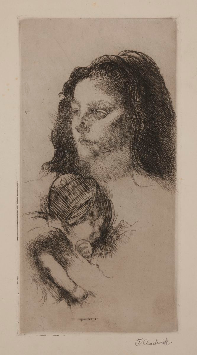 Francis Brooks Chadwick | Mère et enfant | MutualArt