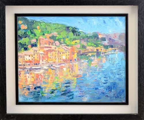 Beppe Gallo | Portofino, La calata (2012) | MutualArt