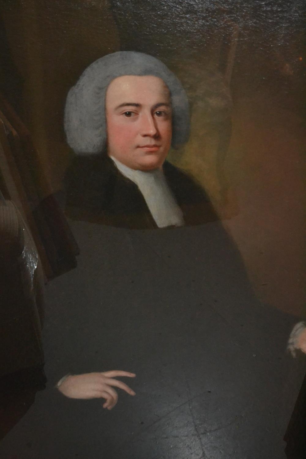 British School, 18th Century | Portrait of a bewigged rector | MutualArt