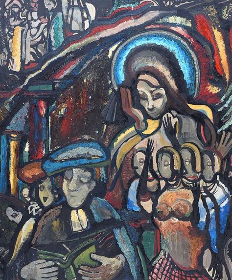 John Hunter | CHRIST ADDRESSING THE CROWD | MutualArt