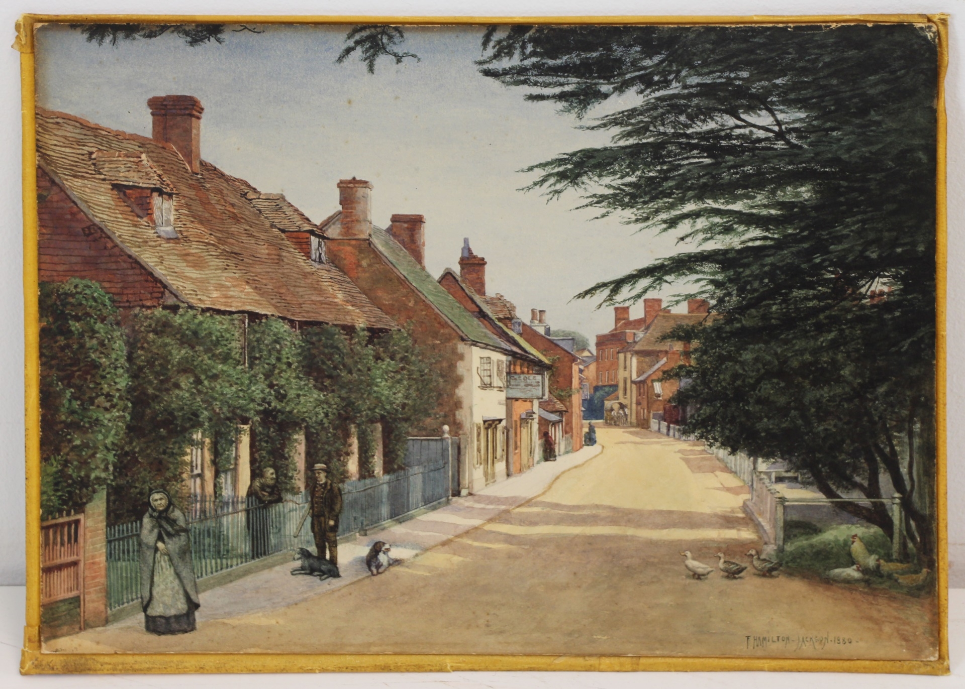 Frederick Hamilton Jackson | Village Scene (1880) | MutualArt