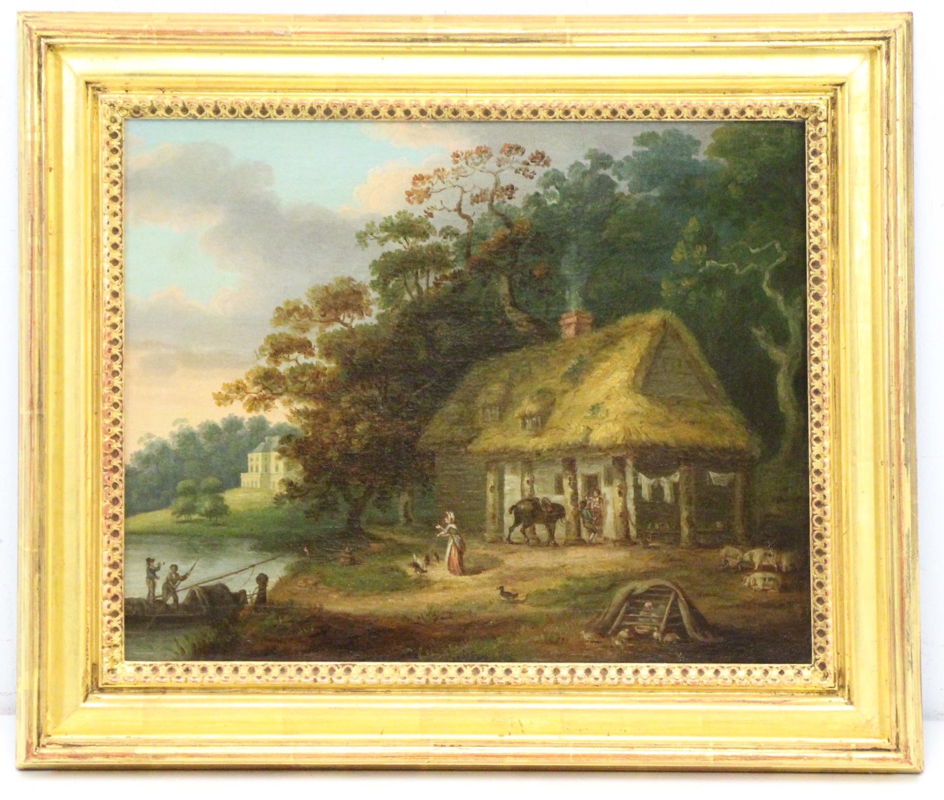 Charles Catton | View of Nunenam Courtney (1798) | MutualArt