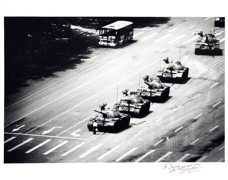 Stuart Franklin | The Tank Man stopping the column of T59 tanks (1989 ...