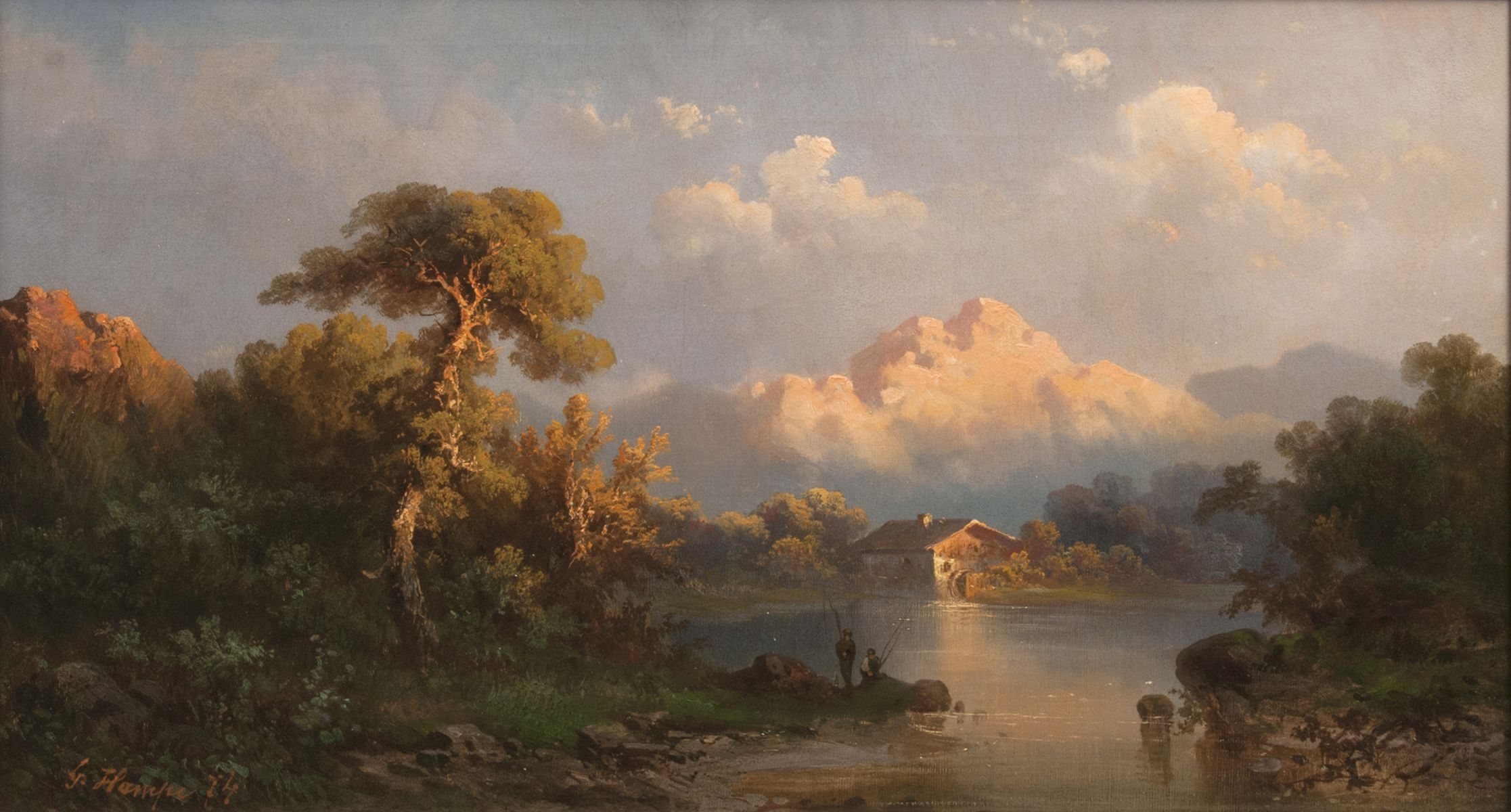 Guido Hampe | An Evening the Southern Black Forest (1874) | MutualArt