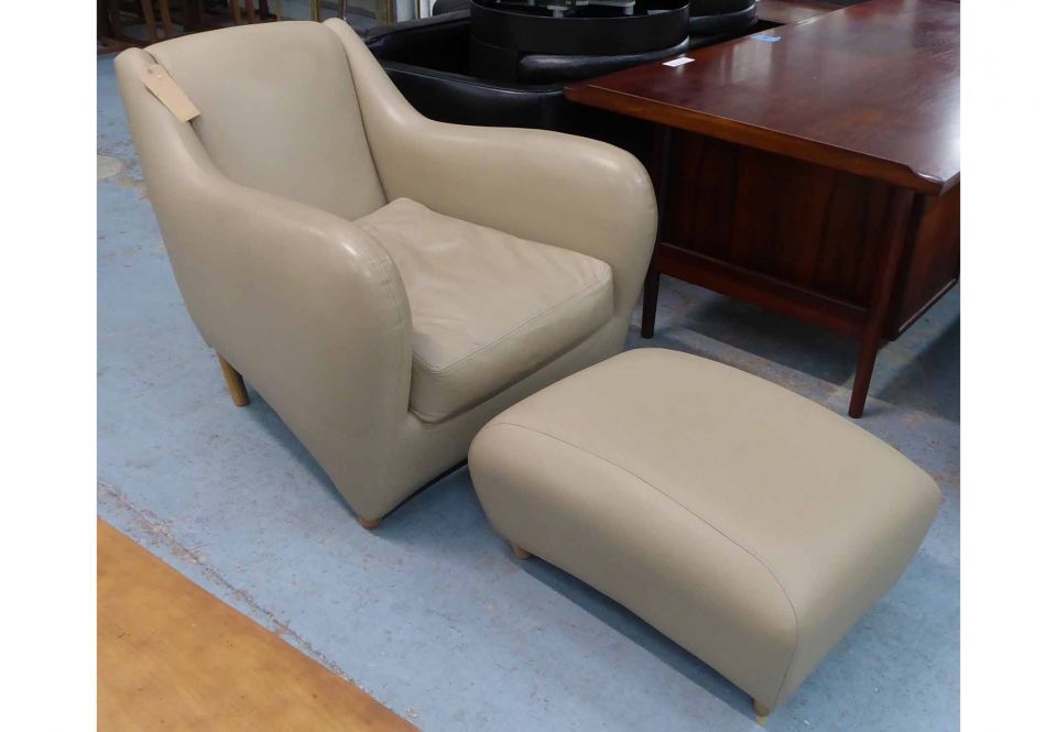 Matthew Hilton | SCP BALZAC ARMCHAIR AND STOOL | MutualArt