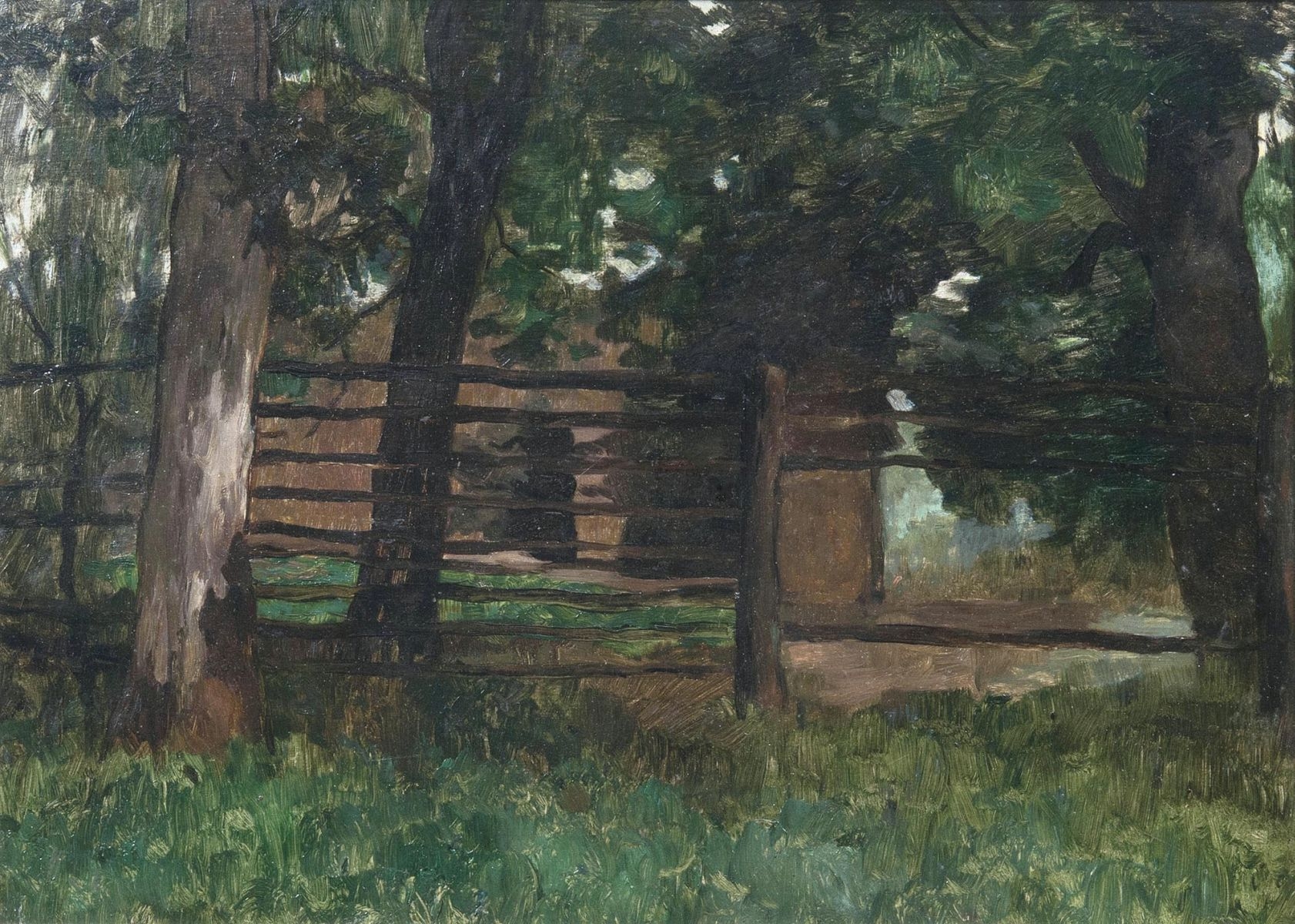 Thomas Ludwig Herbst | FENCE AND FARM YARD | MutualArt