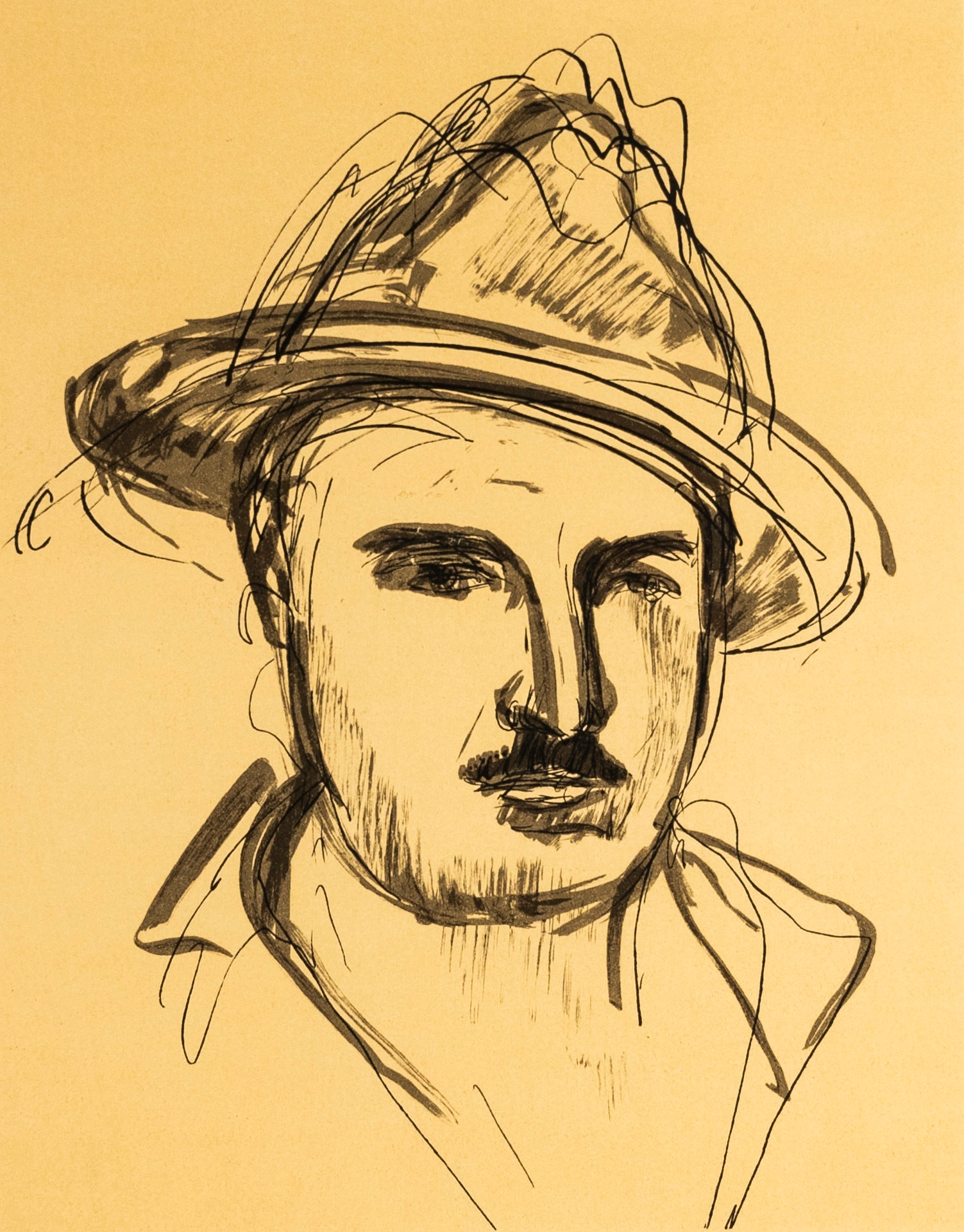 André Dunoyer de Ségonzac | Portrait of Sam Salz (1973) | MutualArt