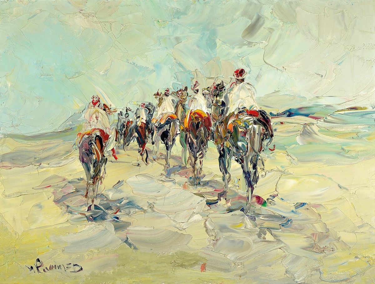 Walter Ed | Caravan in North Africa | MutualArt