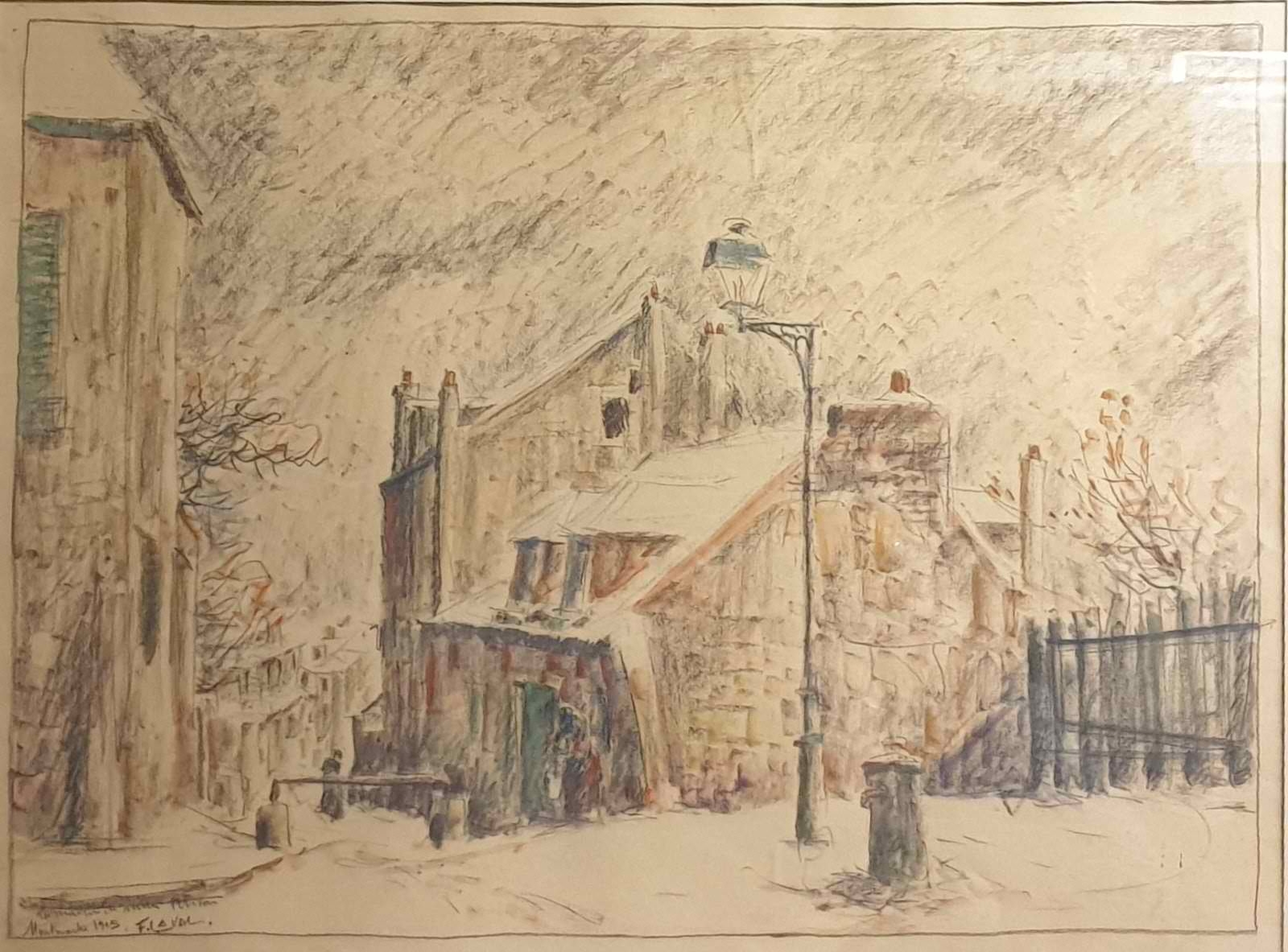 Fernand Laval | La maison de Mimi Pinson, Montmartre (1925) | MutualArt