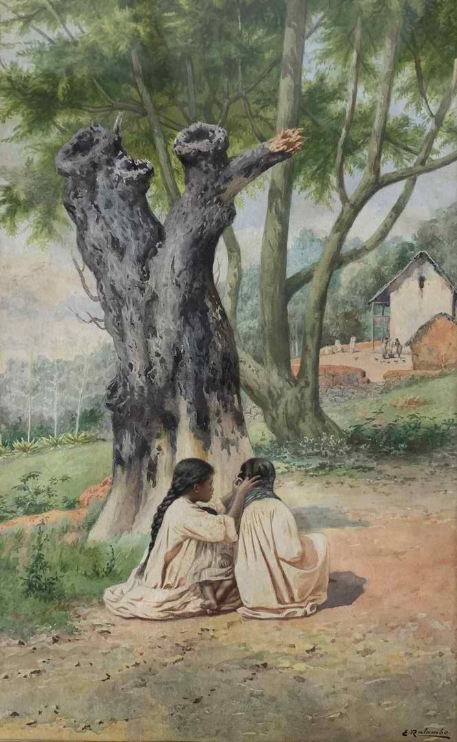 Émile Ralambo | L'épouillage | MutualArt