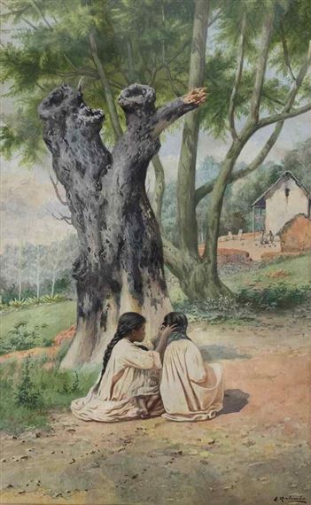 Émile Ralambo | L'épouillage | MutualArt