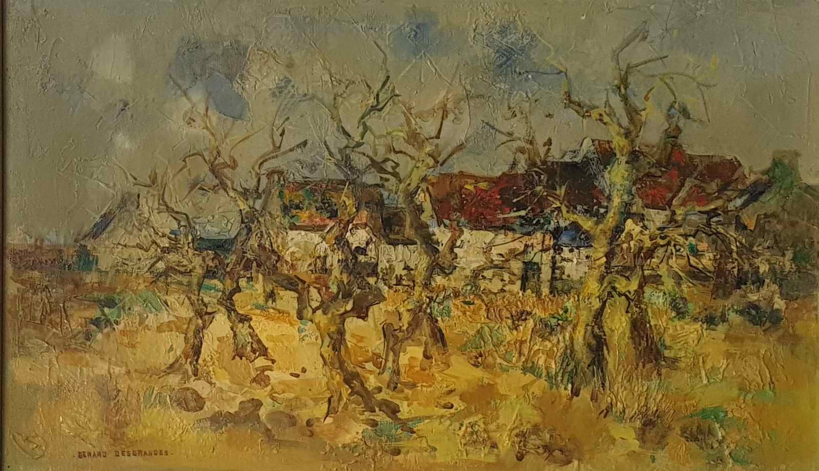 Gérard Desgranges | Paysage aux arbres | MutualArt