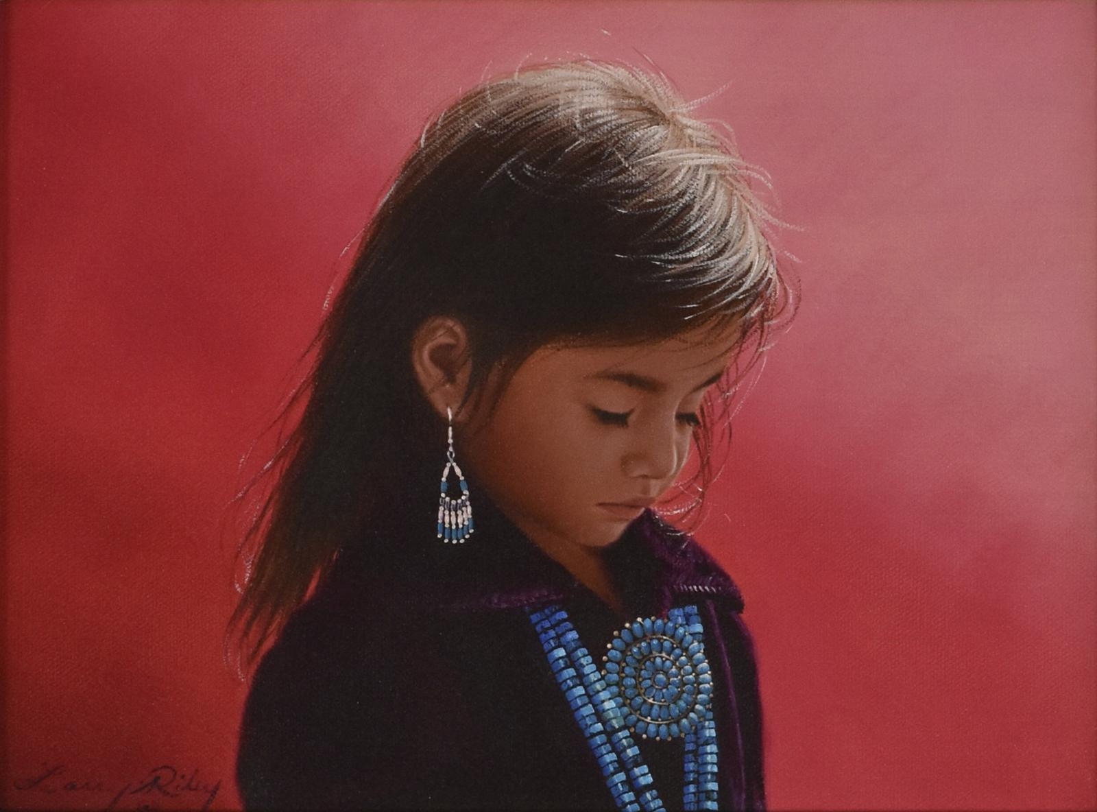 Larry Riley | Navajo boy | MutualArt