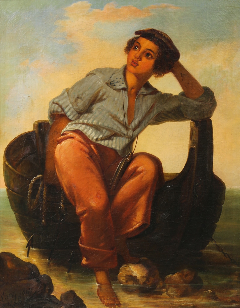 Louis Lang | The Boy (1847) | MutualArt