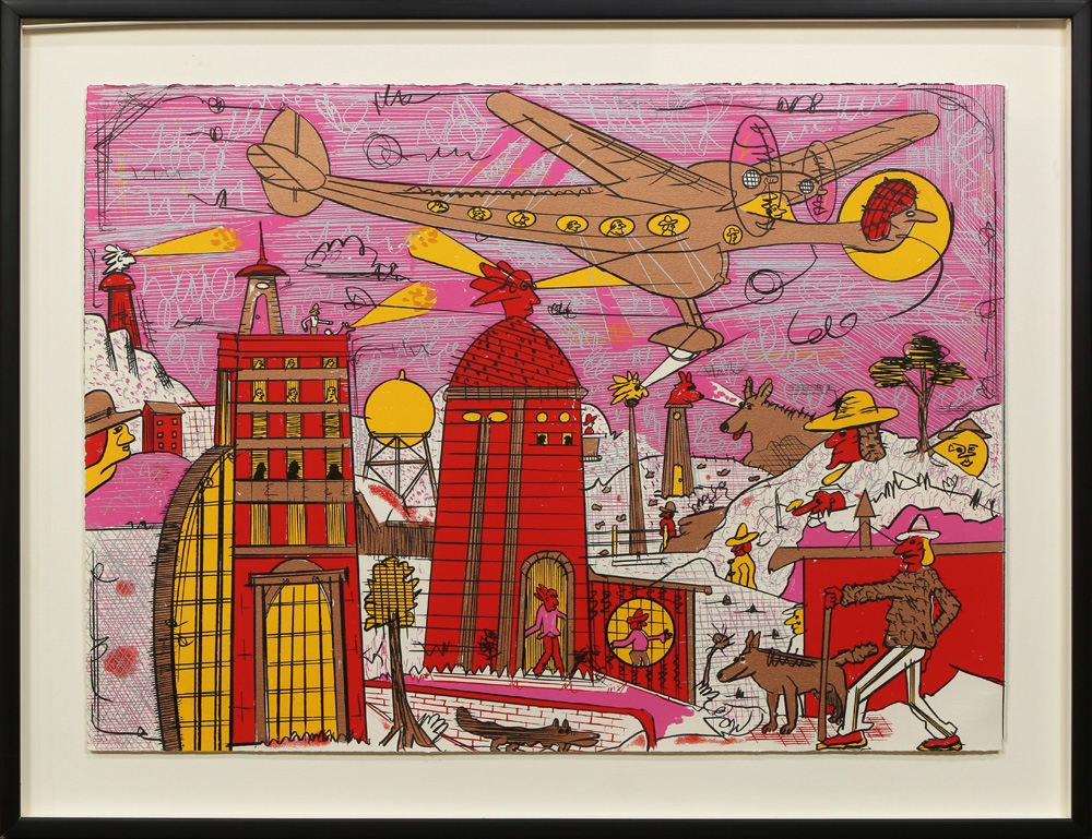 Roy De Forest | The Story of Flight II | MutualArt