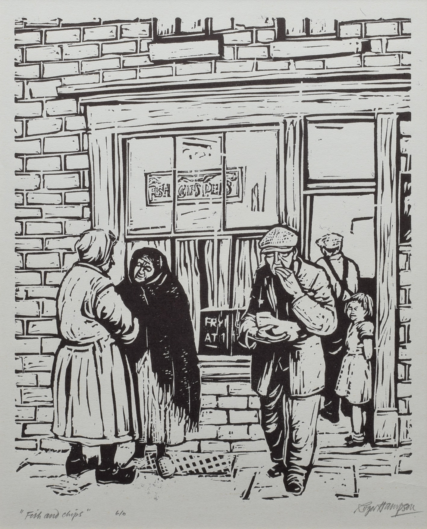 Roger Hampson | Fish and Chips | MutualArt