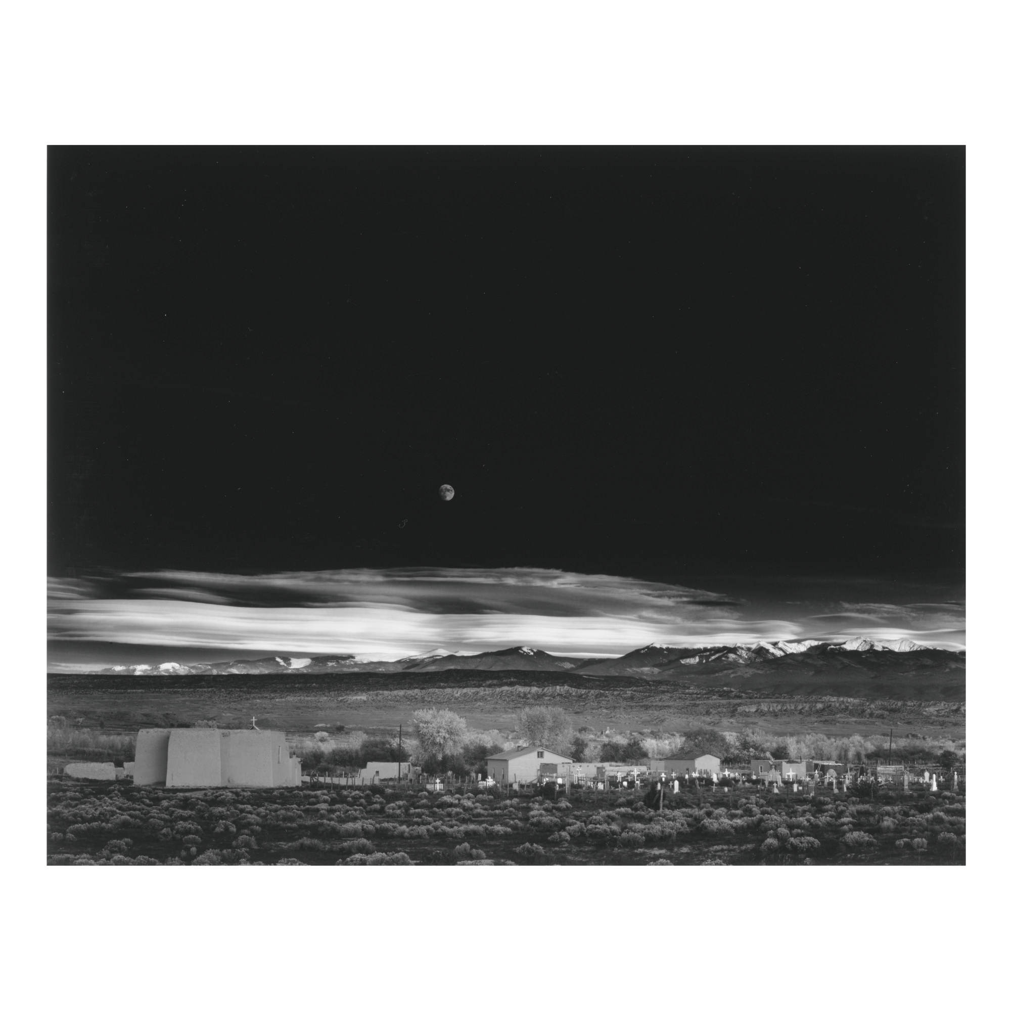 Ansel Adams | 'MOONRISE, HERNANDEZ, NEW MEXICO' | MutualArt