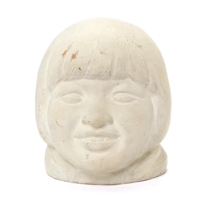 Harald Moltke | Plaster bust in the shape of Greenalndic child | MutualArt